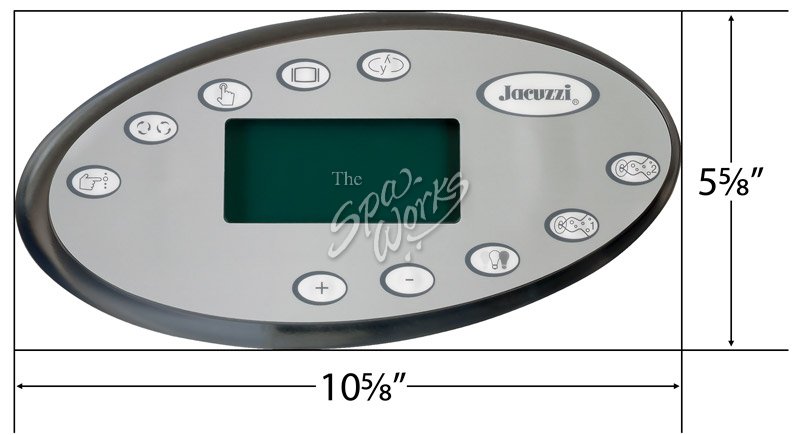 JACUZZI SPA TOPSIDE CONTROL PANEL, J-300 LCD 2002+ | The Spa Works