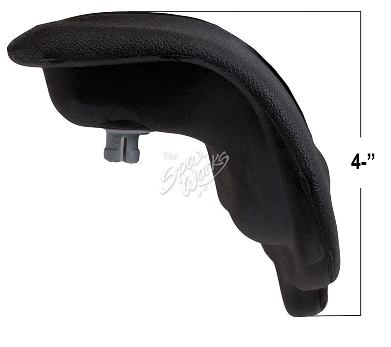 CAL SPA CASCADE PILLOW, 2008, NO INSERT BLACK | The Spa Works