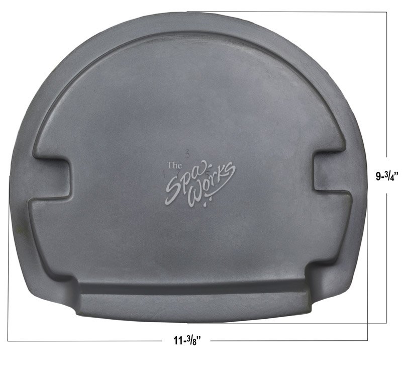 CAL SPA SINGLE FILTER LID, 2005 SILVER 1715 | The Spa Works