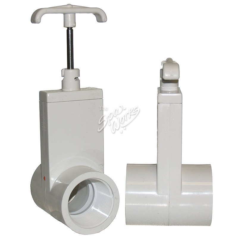 SUNDANCE SPA 1 1/2 INCH GATE STYLE DRAIN VALVE | The Spa Works