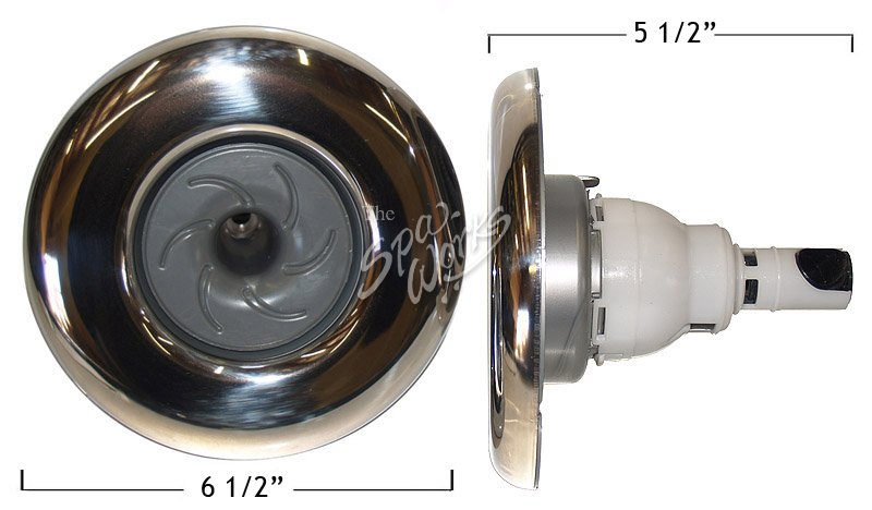 CAL SPA SX PULSE POWER STORM JET INSERT, STAINLESS | The Spa Works