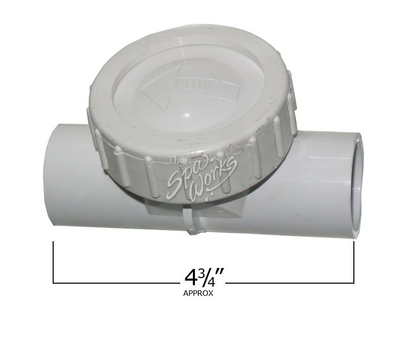 1 INCH FLAPPER WATER CHECK VALVE | The Spa Works