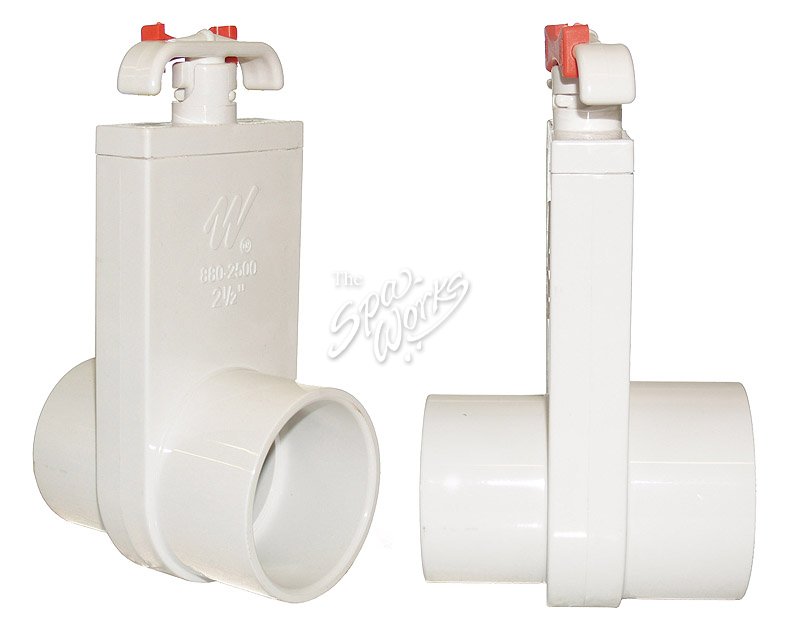 MAGIC PLASTIC 2 1/2 INCH SPIG/SLIP GATE VALVE | The Spa Works